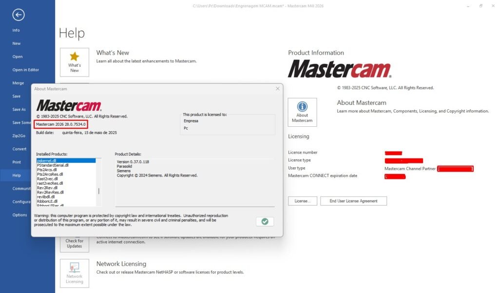 MasterCAM Design 2026 Portugues