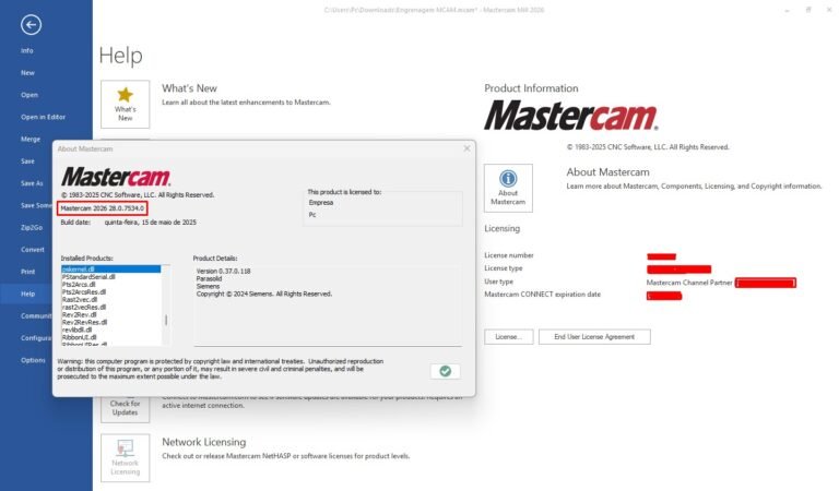 MasterCAM Design 2026 Portugues